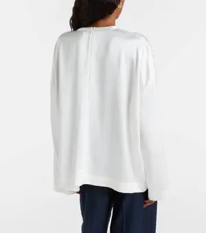 TOTEME Satin Top - White