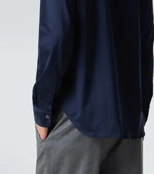 Canali Cotton Jersey Shirt - Blue