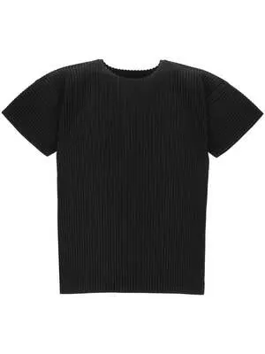 Issey Miyake T-shirts And Polos - Black