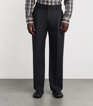 Studio Nicholson X Aaron Levine Wool Selby Trousers - Navy
