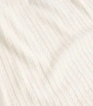 Veronica Beard Pointelle-knit Cami - Neutral