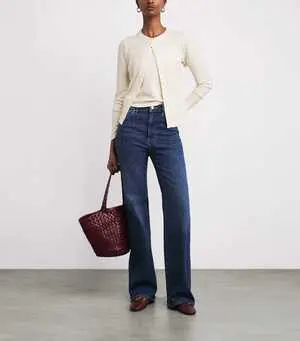 Veronica Beard Pointelle-knit Lira Cardigan - Neutral