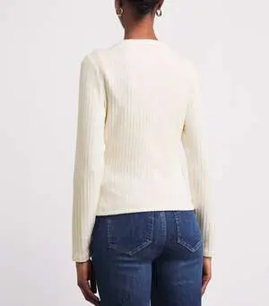 Veronica Beard Pointelle-knit Lira Cardigan - Neutral