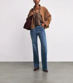 Veronica Beard Crosbie Wide-leg Jeans - Blue
