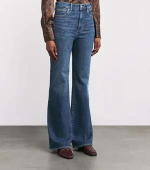Veronica Beard Crosbie Wide-leg Jeans - Blue