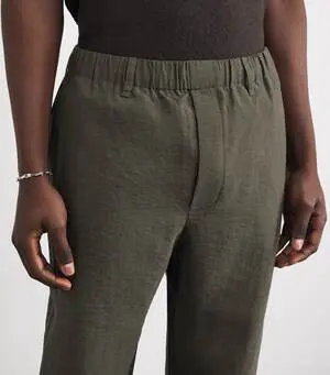 Commas Wide-leg Pleated Trousers - Brown