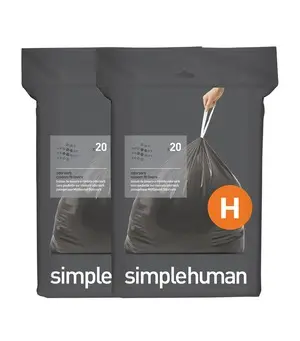 SIMPLEHUMAN Custom Fit Code H Bin Liners