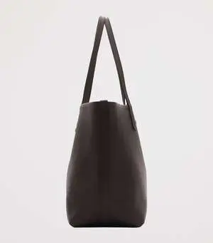 Burberry Medium Leather Reversible Bloomsbury Tote - Beige