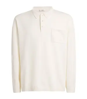 Commas Cotton-cashmere Polo Sweater