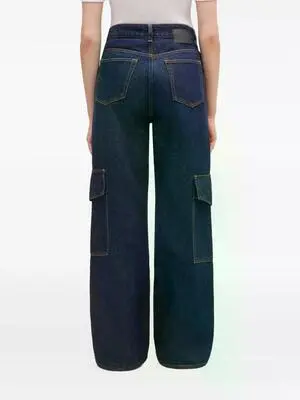 GANNI Cargo Pocket Straight Leg Jeans