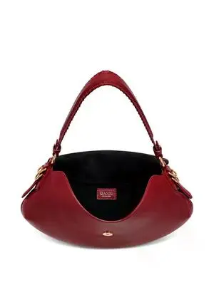 GANNI Buckle Shoulder Bag - Red
