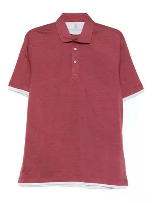 Brunello Cucinelli Short-sleeve Polo Shirt