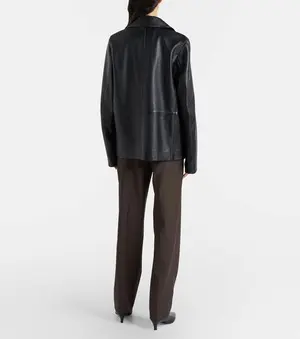 TOTEME Pleated Wide-leg Wool Trousers