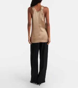 TOTEME Flannel Wide-leg Trousers - Black