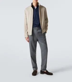 Canali Cotton Jersey Shirt - Blue