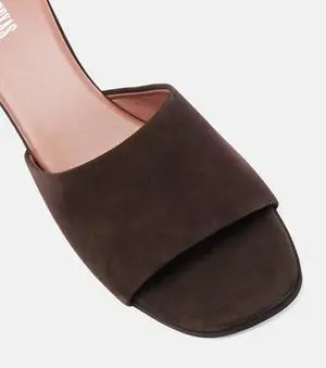 Paris Texas Ava Suede Mules - Brown