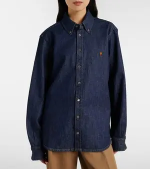 AMI Paris De Cœur Denim Shirt