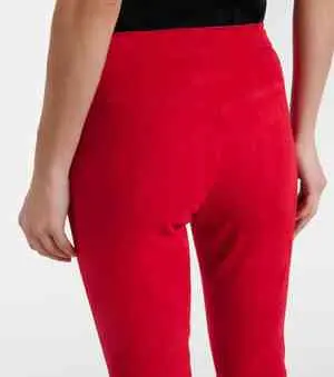 Stouls Jp Twenty Slim Suede Pants - Red