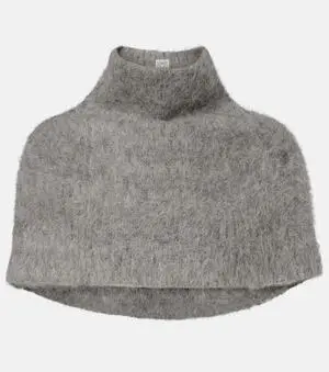TOTEME Alpaca-blend Scarf - Grey