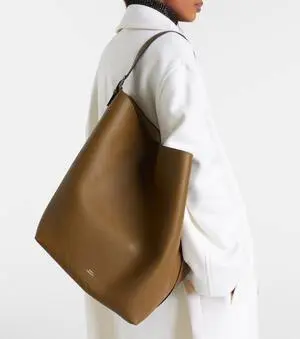 TOTEME Large Leather Tote Bag