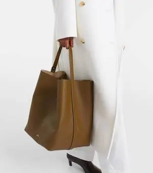 TOTEME Large Leather Tote Bag