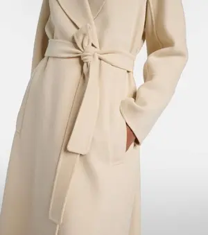 Max Mara Elisa Virgin Wool Wrap Coat