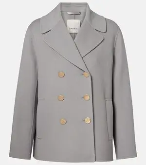 Max Mara Margot Double-breasted Virgin Wool Jacket - Grey