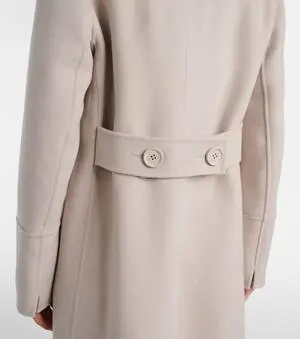 Max Mara Custodi Double-breasted Virgin Wool Coat