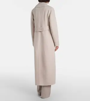 Max Mara Custodi Double-breasted Virgin Wool Coat