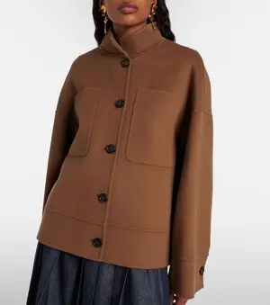 Max Mara Renna Virgin Wool Jacket - Brown