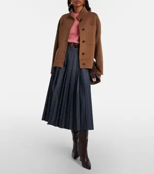 Max Mara Renna Virgin Wool Jacket - Brown