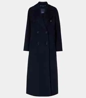 Max Mara Custodi Double-breasted Virgin Wool Coat