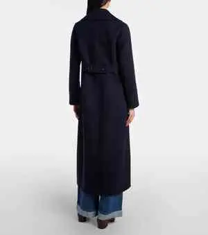 Max Mara Custodi Double-breasted Virgin Wool Coat