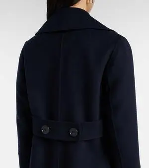 Max Mara Custodi Double-breasted Virgin Wool Coat