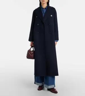 Max Mara Custodi Double-breasted Virgin Wool Coat