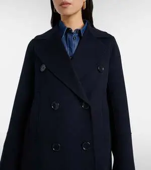Max Mara Custodi Double-breasted Virgin Wool Coat