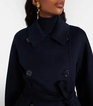 Max Mara Louise Belted Double-breasted Virgin Wool Jacket