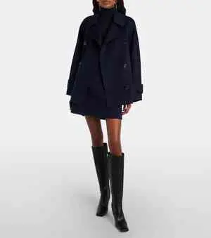 Max Mara Louise Belted Double-breasted Virgin Wool Jacket