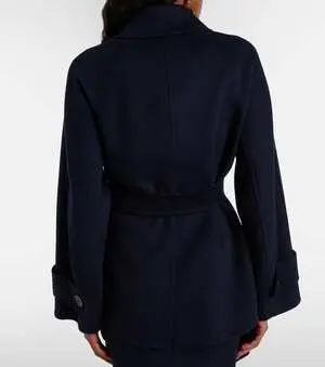 Max Mara Louise Belted Double-breasted Virgin Wool Jacket