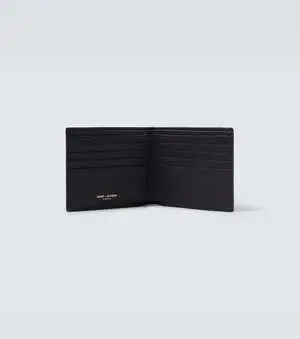 Saint Laurent Tiny Cassandre East/west Leather Wallet