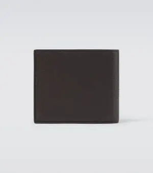 Saint Laurent Tiny Cassandre East/west Leather Wallet - Brown