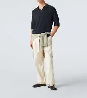 Le Kasha Bale Cashmere Polo Sweater