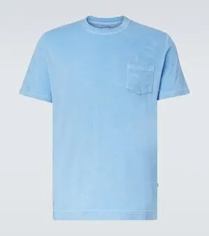 Fedeli Cotton Terry T-shirt - Blue