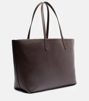 Burberry Reversible Check Medium Leather Tote - Brown