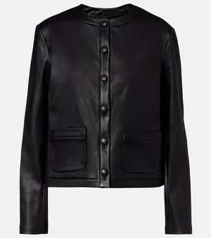 Stouls Gabrielle Leather Jacket - Black