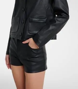 Stouls Gabrielle Leather Jacket - Black