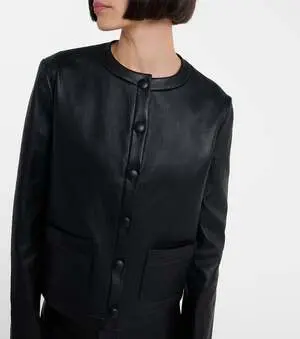 Stouls Gabrielle Leather Jacket - Black