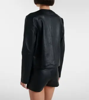 Stouls Gabrielle Leather Jacket - Black