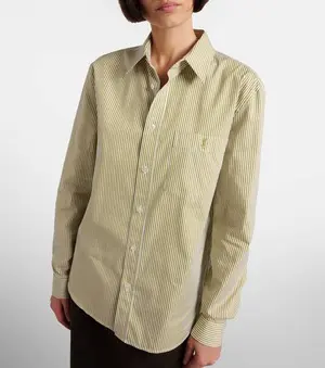 Saint Laurent Striped Cotton Shirt