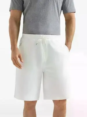 Brunello Cucinelli Cotton Bermuda Shorts - White